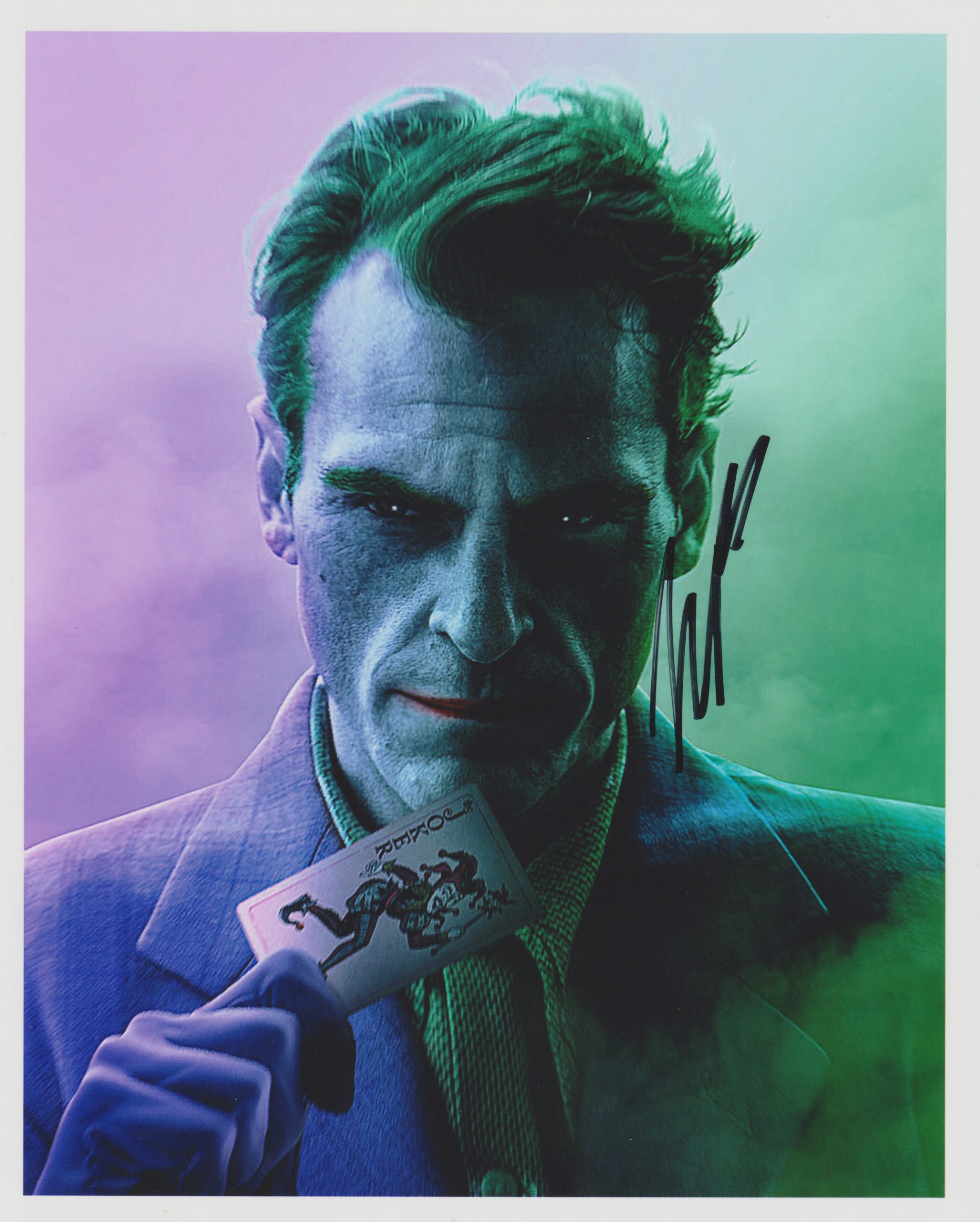 Joaquin Phoenix signed photo The Joker Batman - HeadVision